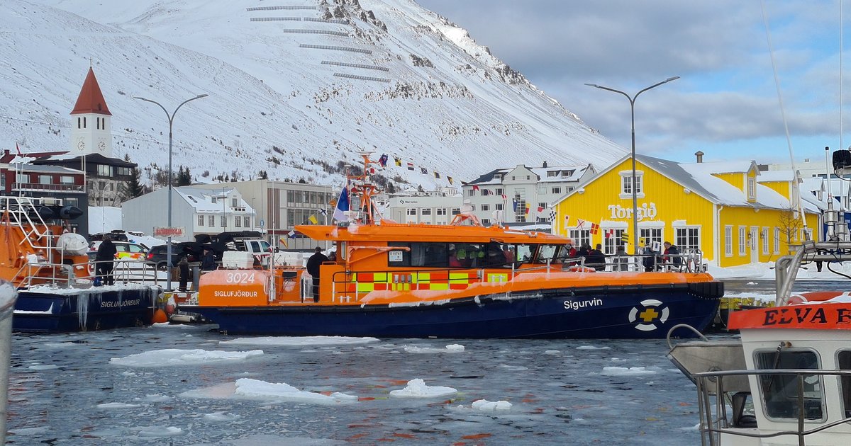 Landsbjörg's new ship commissioned at Siglufjörður - RÚV.is