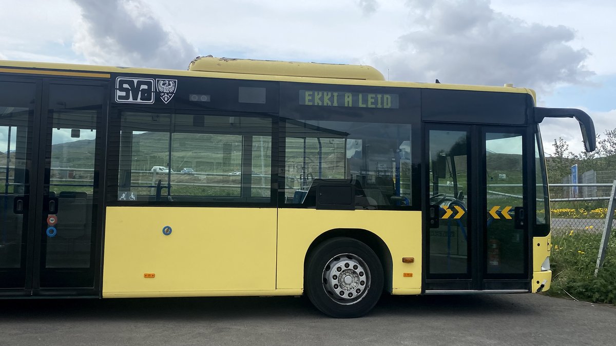 Buses stop in Akureyri - RÚV.is